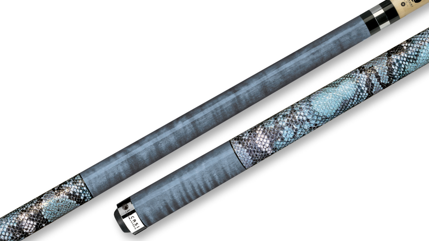 Lucasi - Blue Pool Cue Snake Wrap - LHLE-5 • Billiards Direct