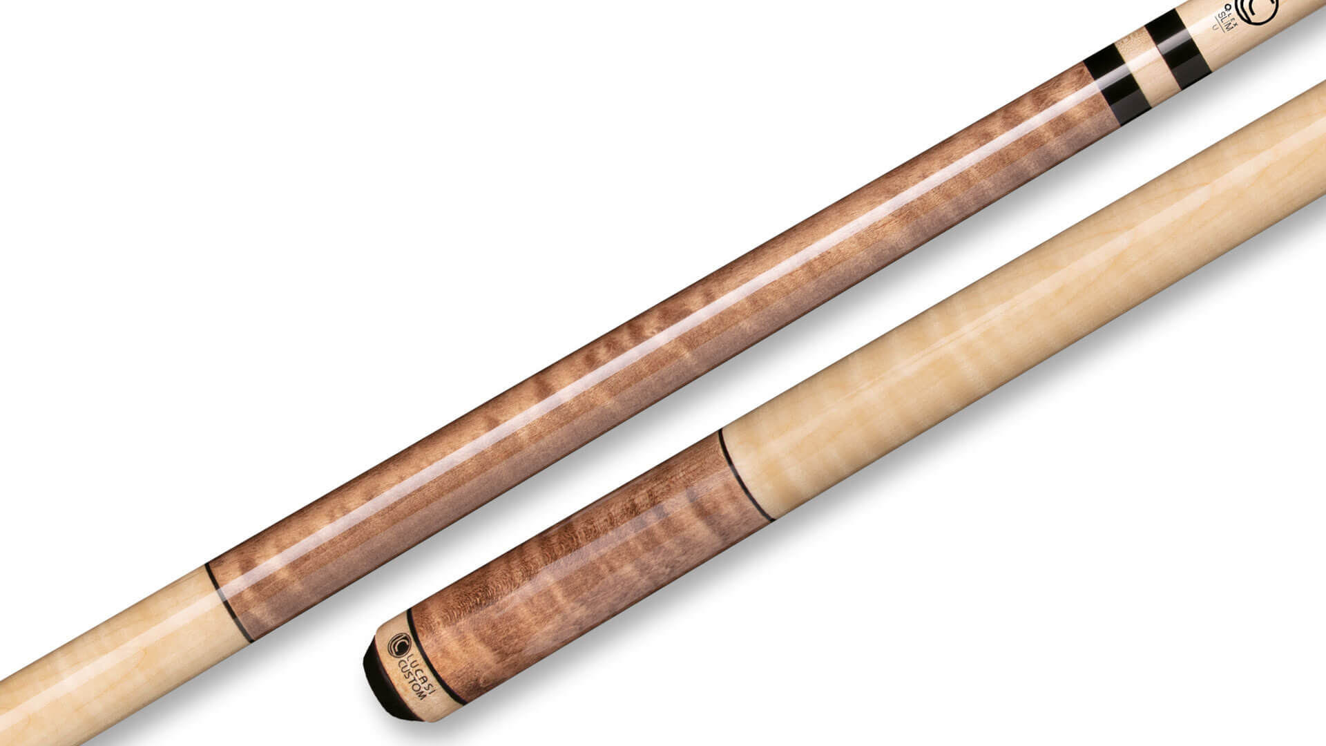 Lucasi - Antique Birdseye Pool Cue Natural Wrapless - LZC2 • Billiards ...
