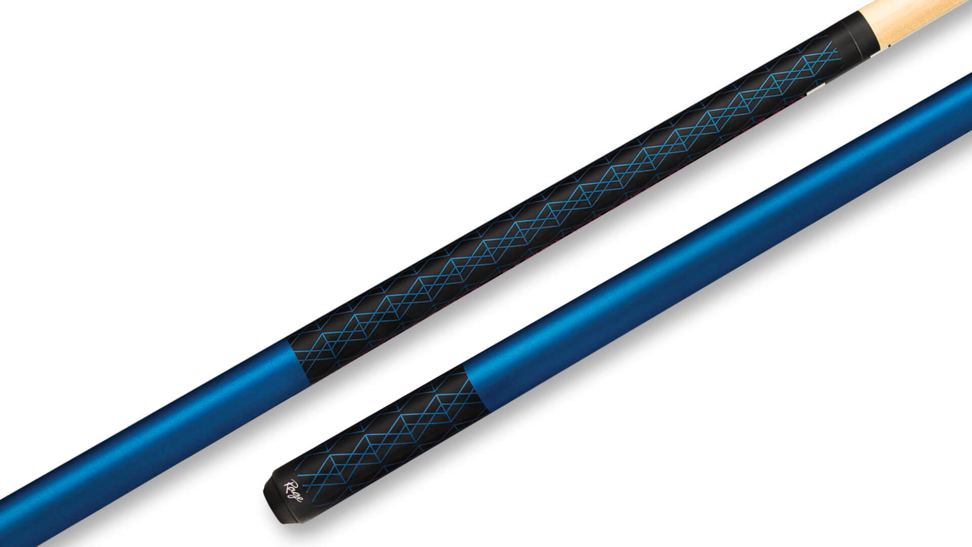 Rage - Black Pool Cue Diamond Graphics Wrapless - RG112 • Billiards Direct