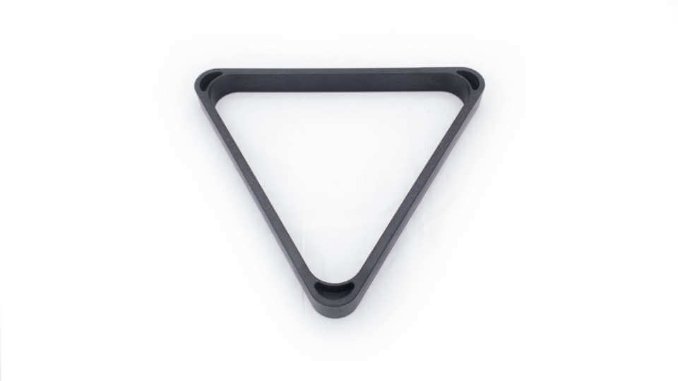 Pool Ball Rack - 8 Ball - Black Plastic • Billiards Direct