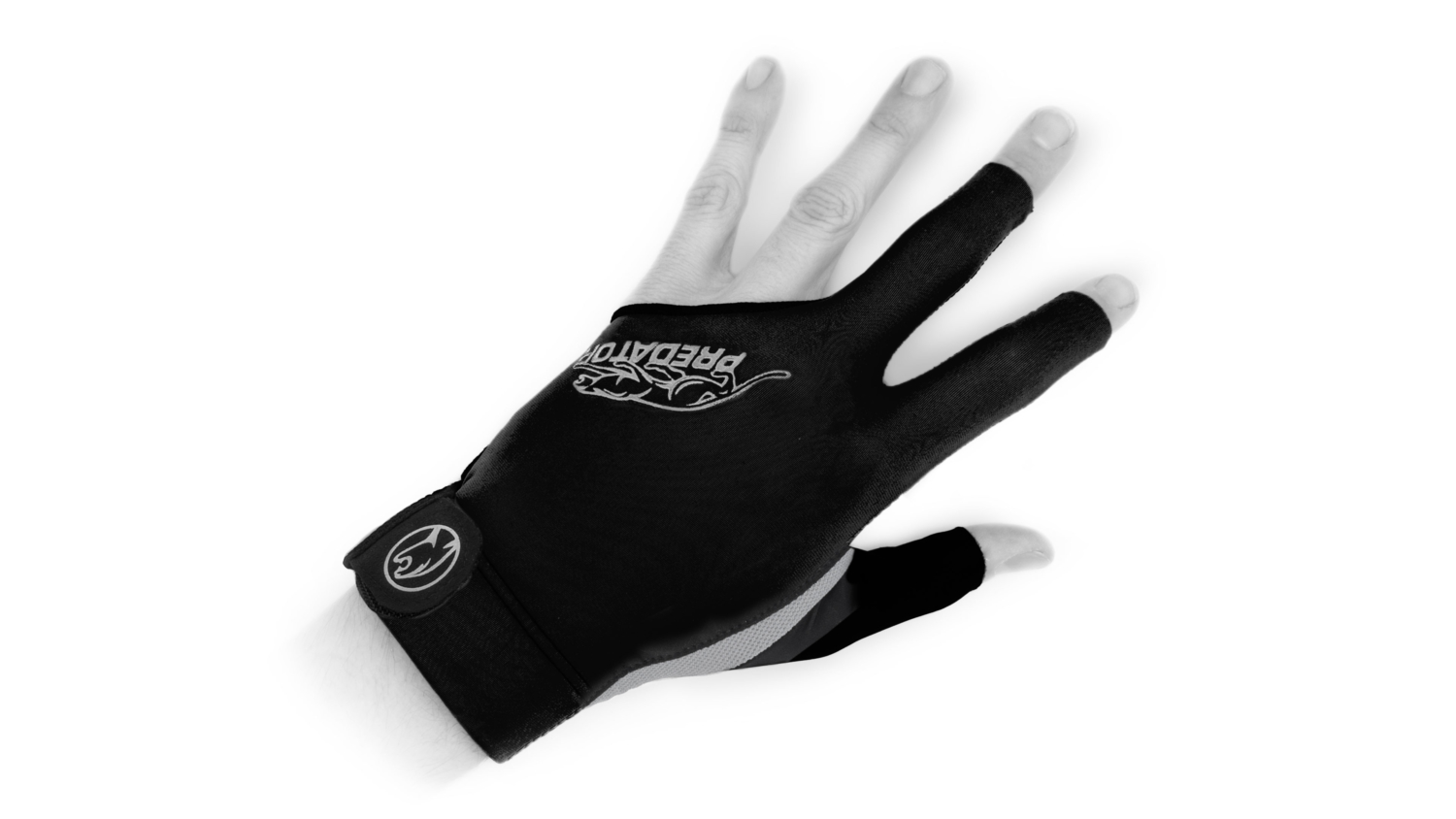 Predator - Billiards Glove - Black Grey - Left Hand • Billiards Direct