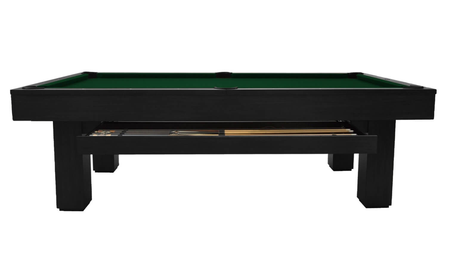 Imperial - "Brookline" Pool Table with Storage - Black - 7 Foot and 8 ...