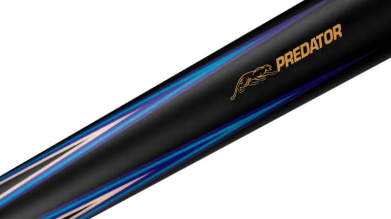 Predator - Sneaky-Pete Pool Cue - 4-Points Black Blue - Wrapless • Billiards Direct