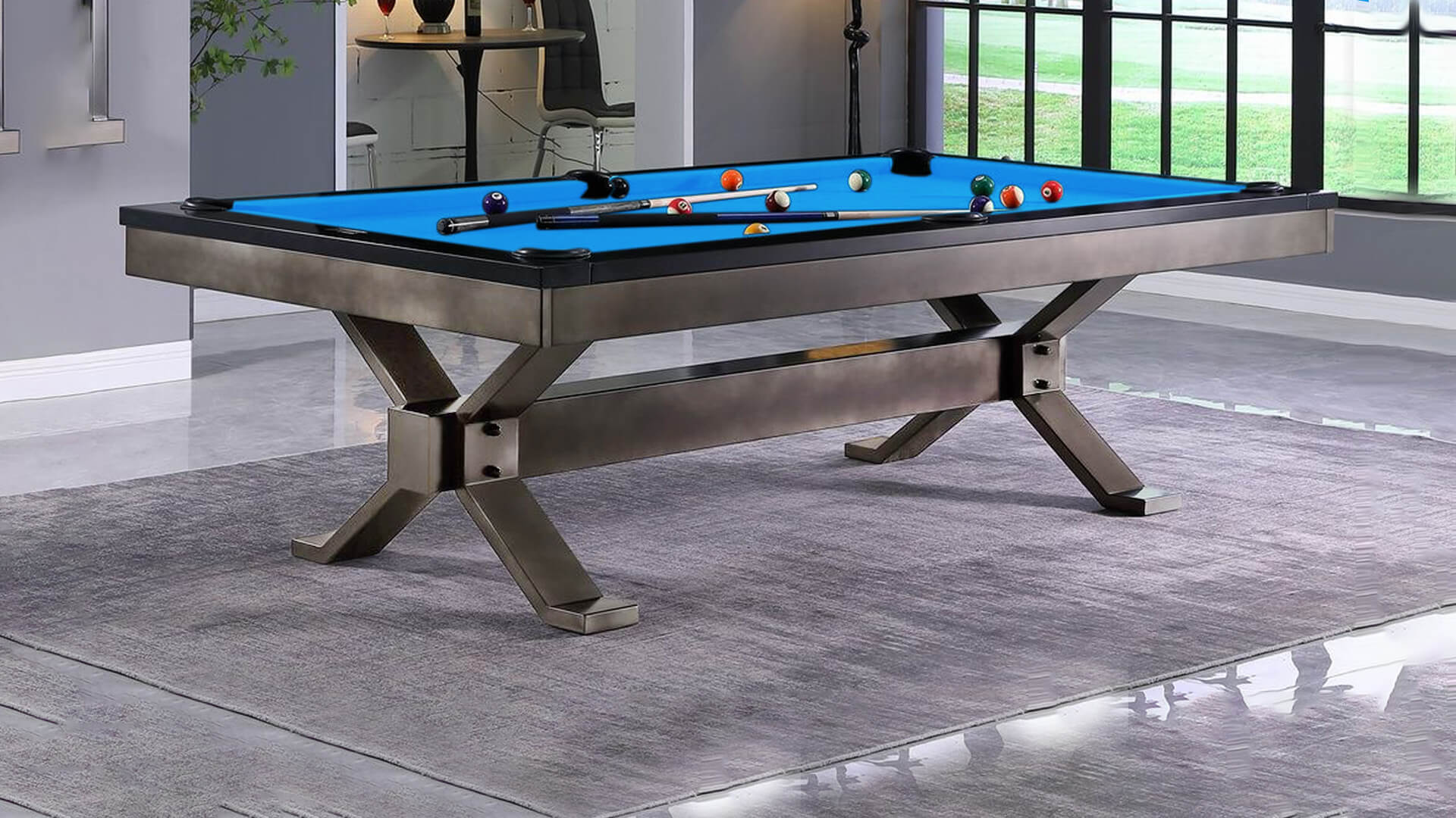 Plank and Hide - Pool Table - "Axton" - 8 Foot • Billiards Direct