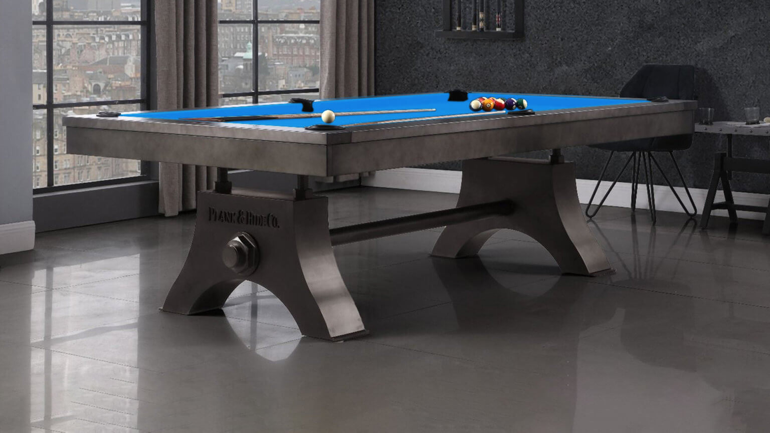 Plank and Hide - Pool Table - "Jaxx" - 8 Foot • Billiards Direct