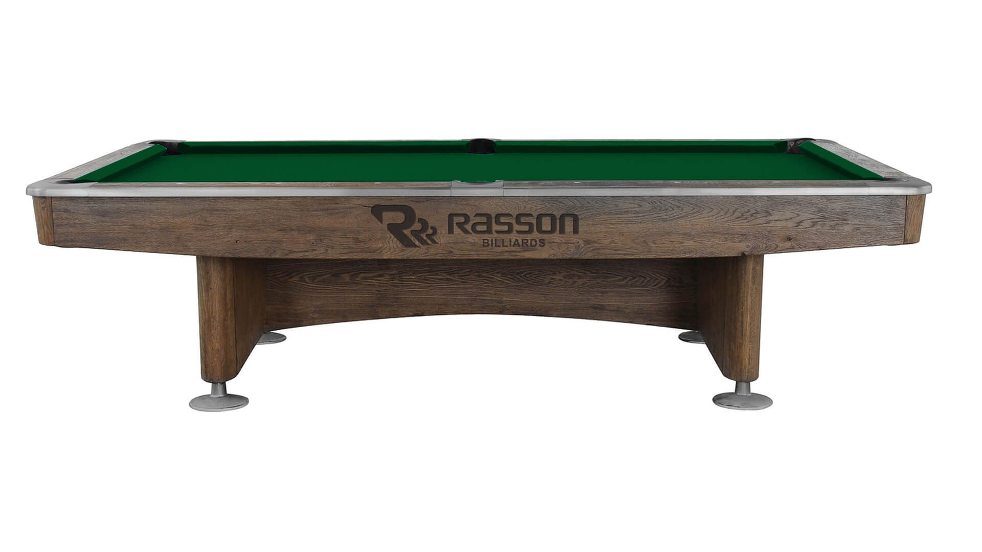 Rasson - Pool Table - "Challenger Plus" - Natural Oak - 7, 8, and 9 ...