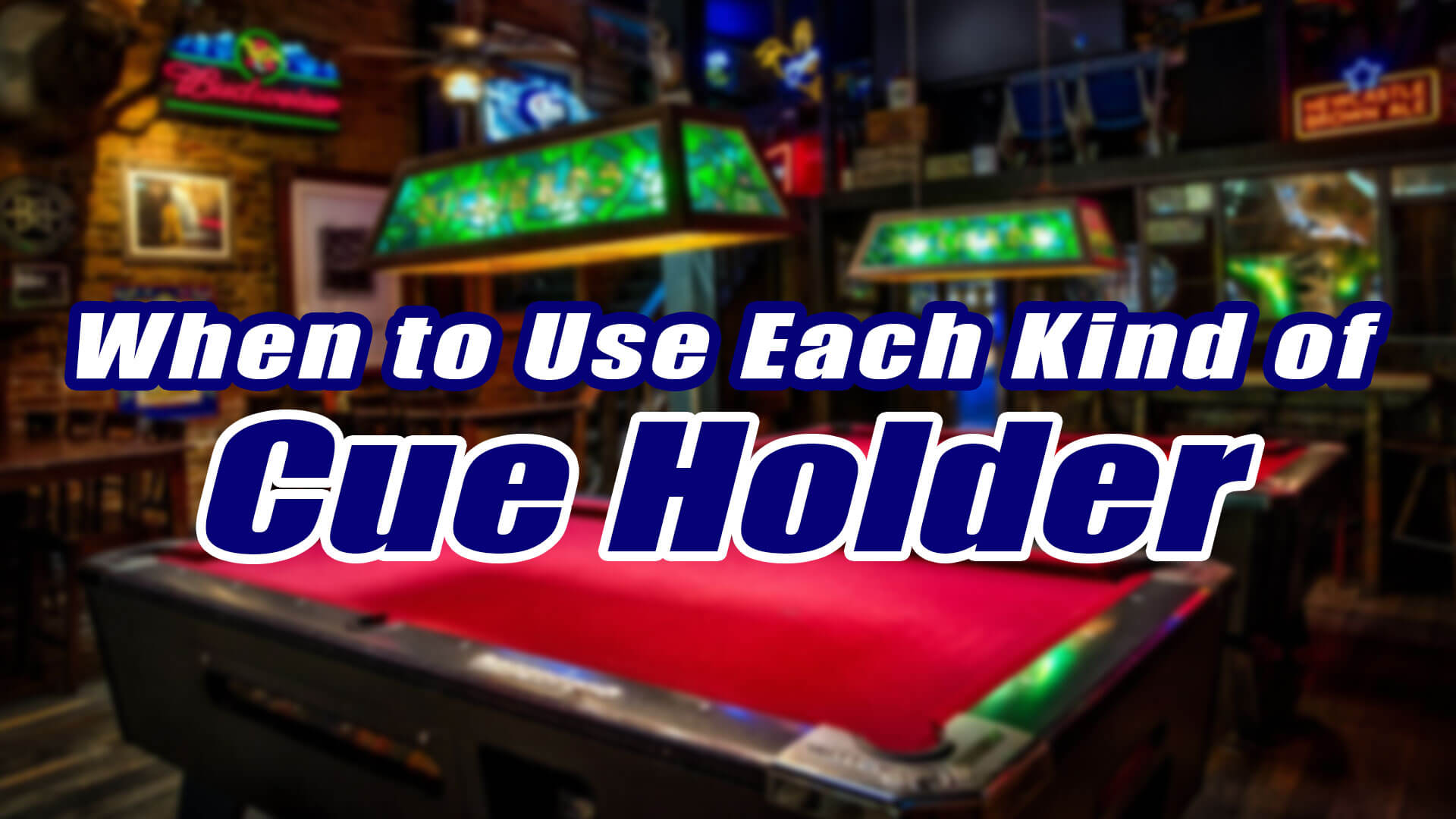 These are the Best Cue Stick Holders for Every Situation • Billiards Direct