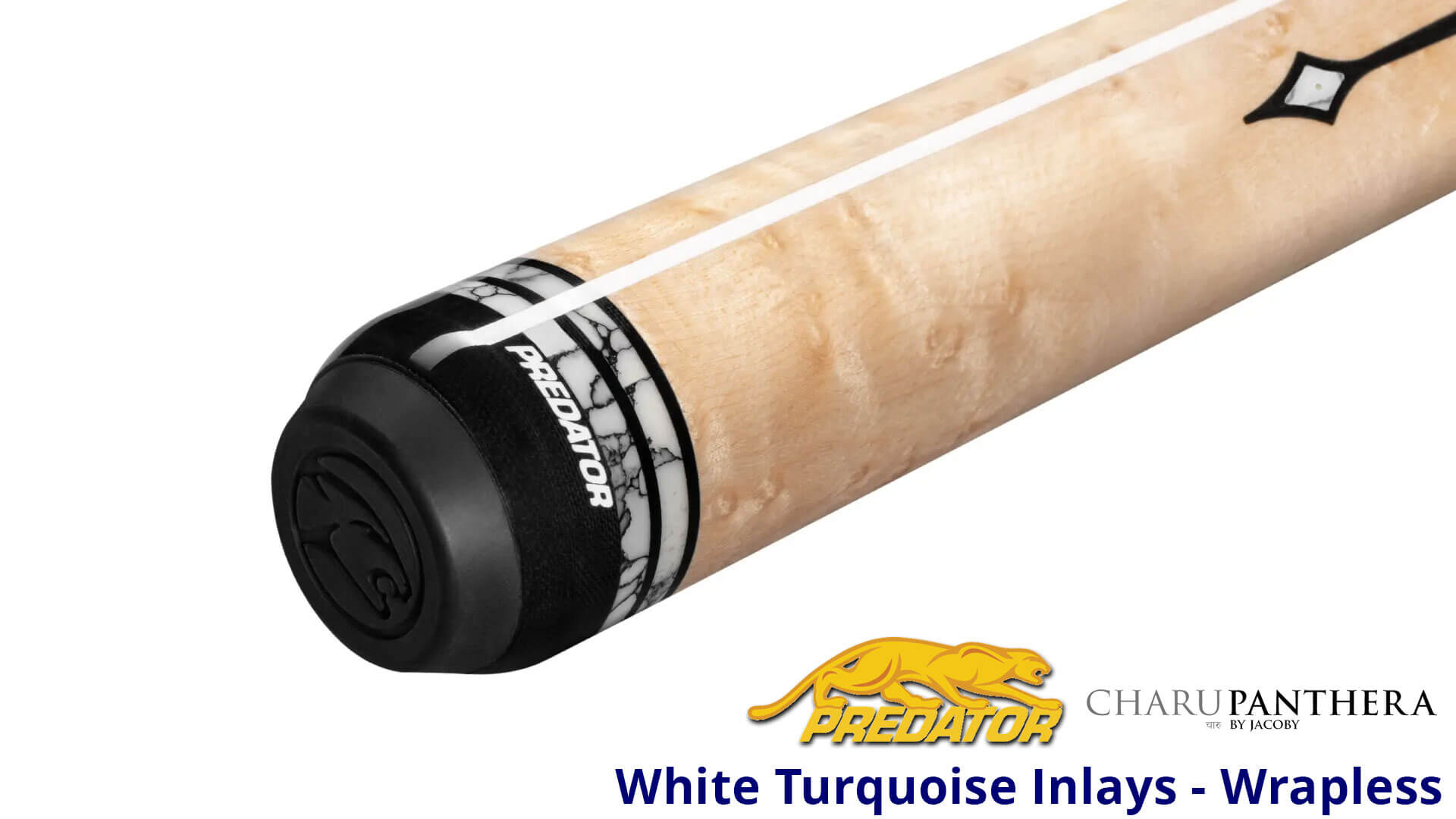 Predator - Special Edition "Charu" Panthera Pool Cue - White Turquoise ...