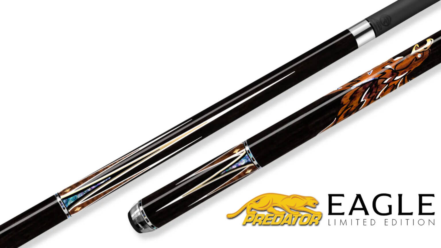 Predator - Limited Edition "Eagle" Pool Cue - Ebony - Includes 1X1 Case ...