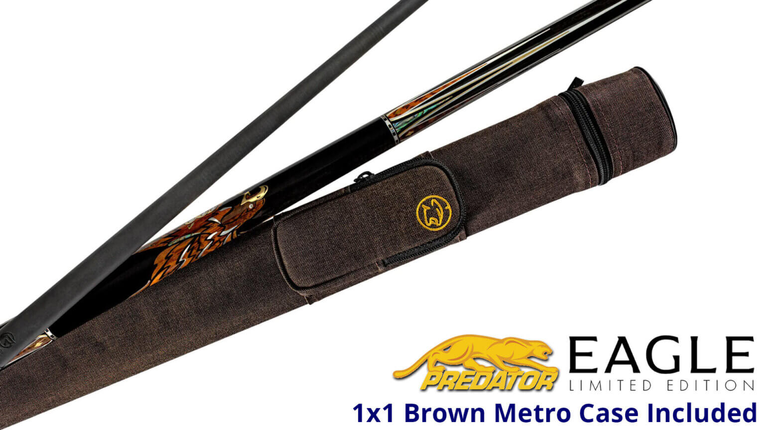 Predator - Limited Edition "Eagle" Pool Cue - Ebony - Includes 1X1 Case ...