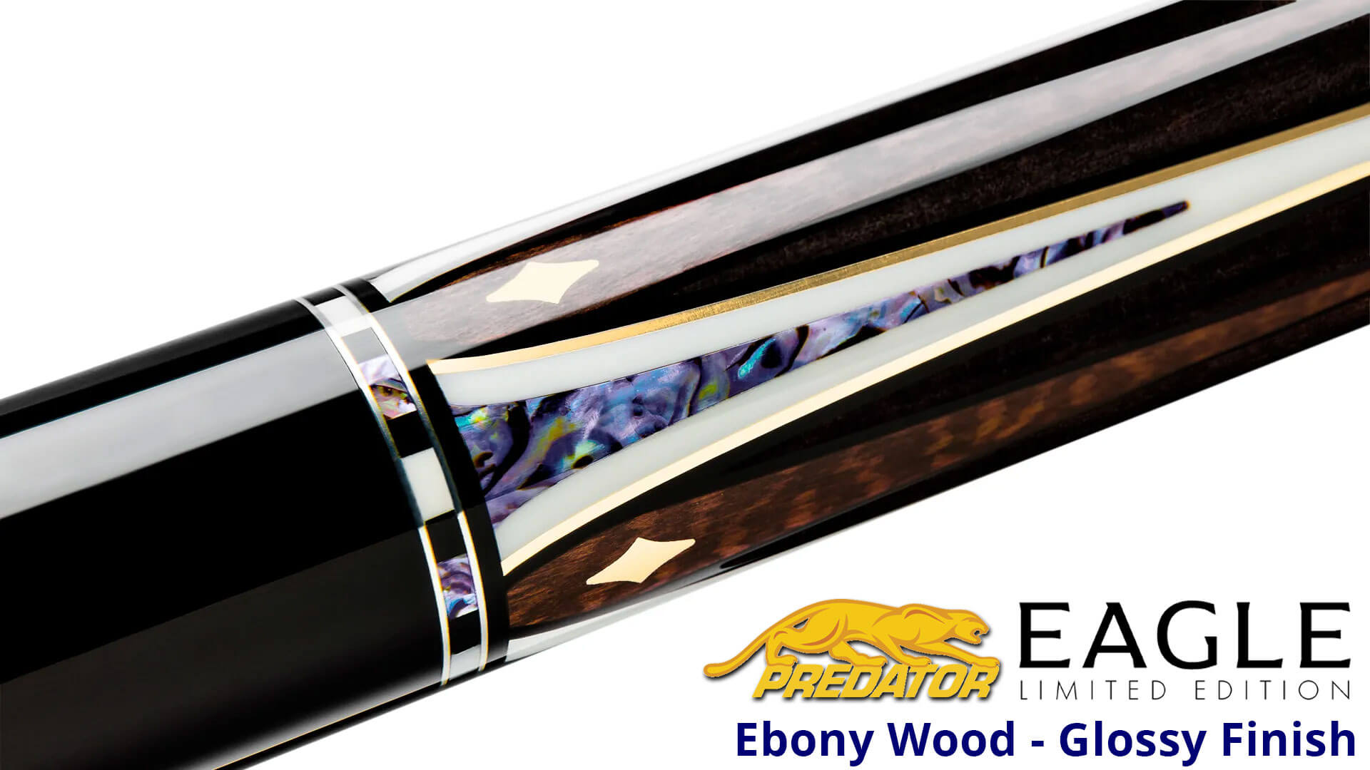 Predator - Limited Edition "Eagle" Pool Cue - Ebony - Includes 1X1 Case ...