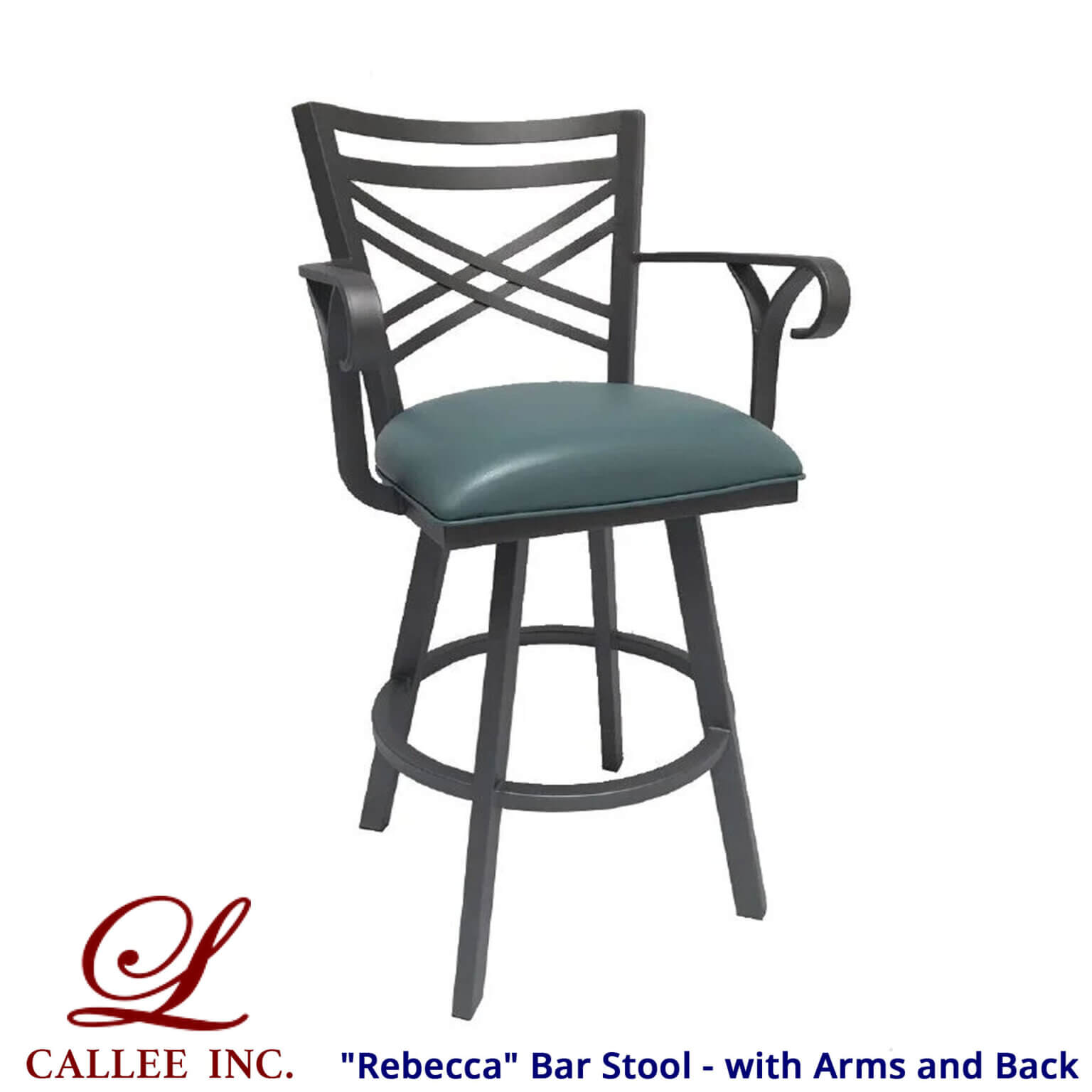 Callee - "Rebecca" - Bar Stool with Back and Arms • Billiards Direct