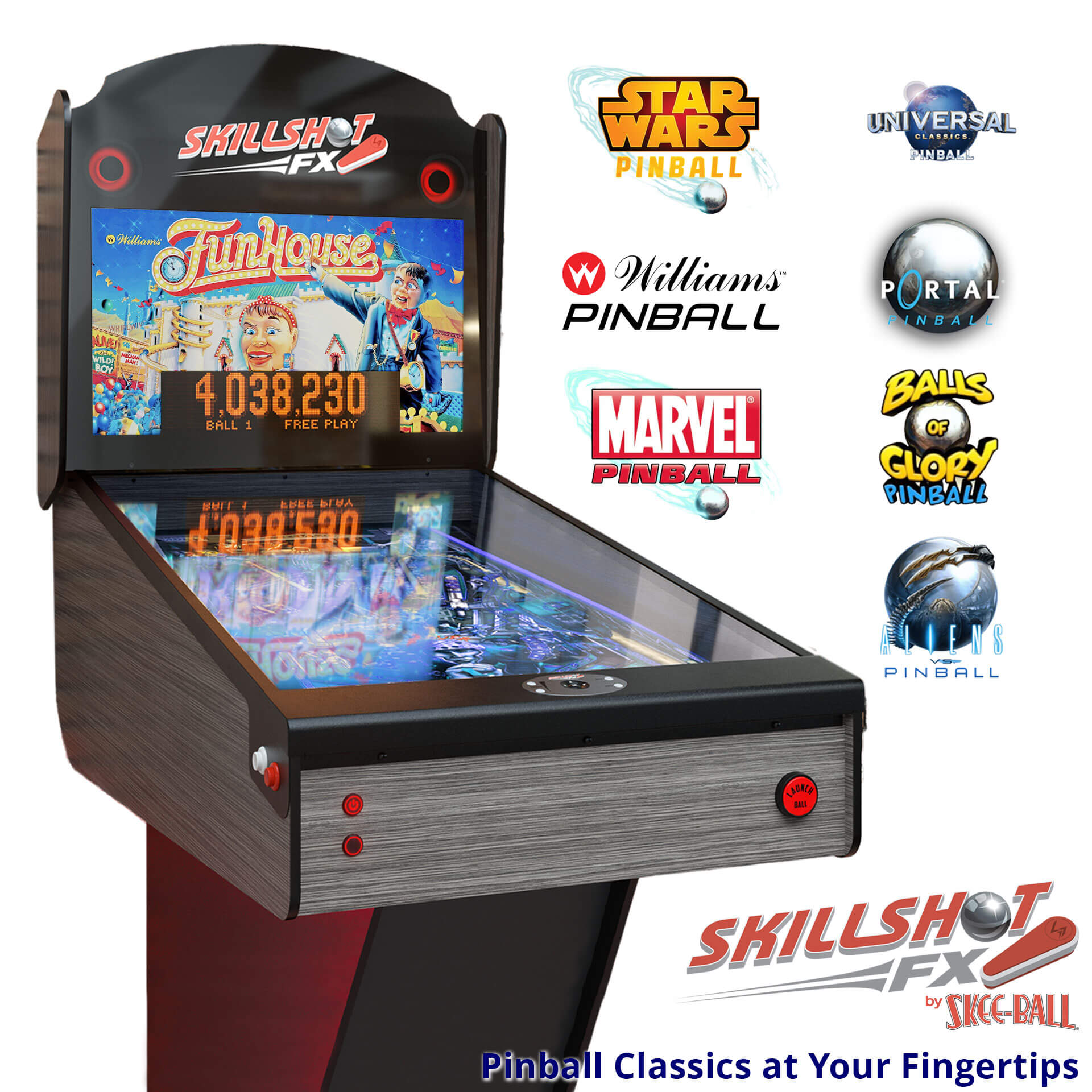 Skee Ball - "Skillshot FX" - Digital Pinball Machine • Billiards Direct